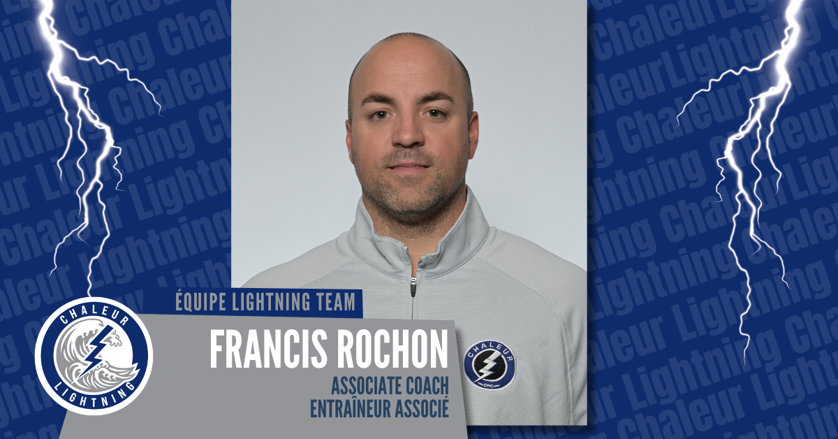Welcome Our Assistant Coaches: Francis Rochon and Charles Couturier ...